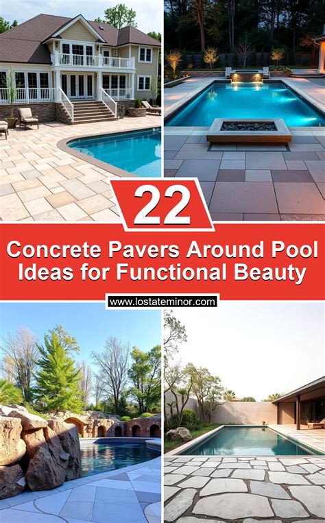 22 Concrete Pavers Around Pool Ideas For Functional Beauty Lost At E