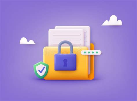 The Personal Data Protection Concept Is Data Security Access Lock