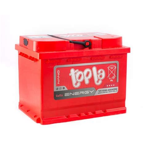 Аккумулятор Topla Energy 12В 60Ач 600А(EN) R+ - 108060 Topla - EXIST.UA