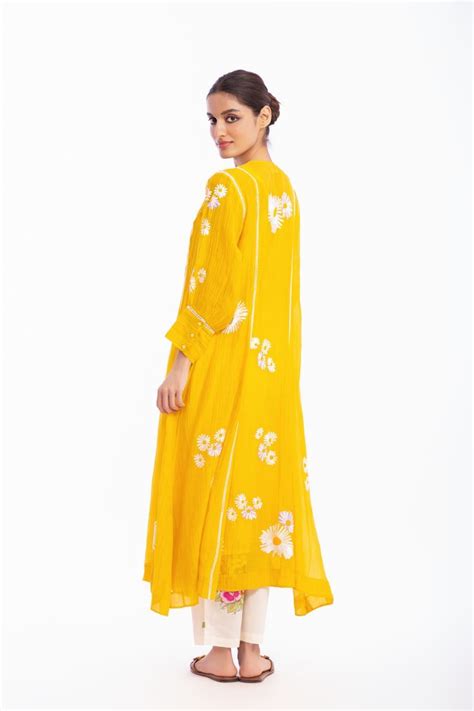 Buy Yellow Floral Dress Elan Store
