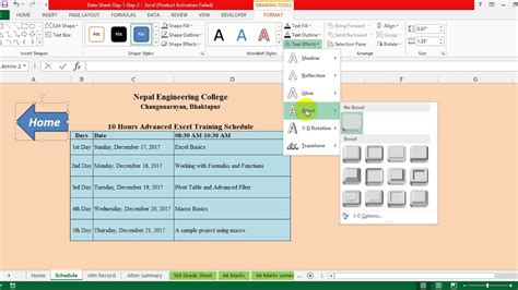 Hyperlink In Ms Excel Youtube