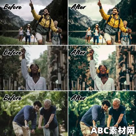 前后对比照片效果ps模板as before and after photo effect 461120335 abc素材资源网