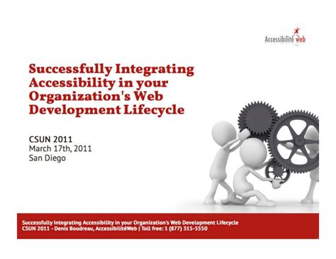 Pdf Successfully Integrating Accessibility In Your Organizations Web Development Lifecycle