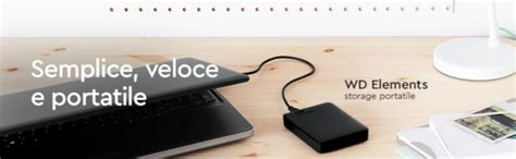 WD TB Elements Hard Disk Esterno Portatile USB Gen SuperSpeed USB Espandibilità