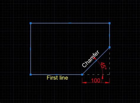 chamfer how to use fillet and chamfer command in autocad