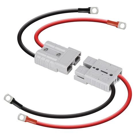 Anderson Connector 50a Kit Anderson Plug 8 Guage 30cm Battery Cables