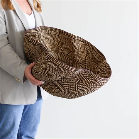 Accessories Neutral Woven Basket Exhibit Art Gallery