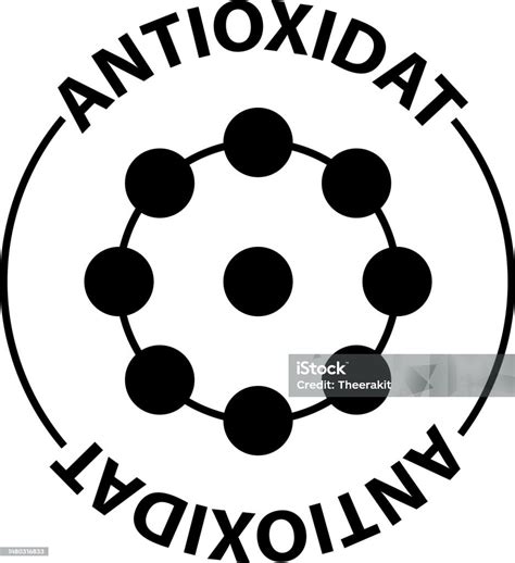흰색 바탕에 항산화 아이콘입니다 라디칼 자유 산화제 분자 기호 항산화 보충제 기호 플랫 스타일 건강한 식생활에 대한 스톡 벡터 아트 및 기타 이미지 Istock