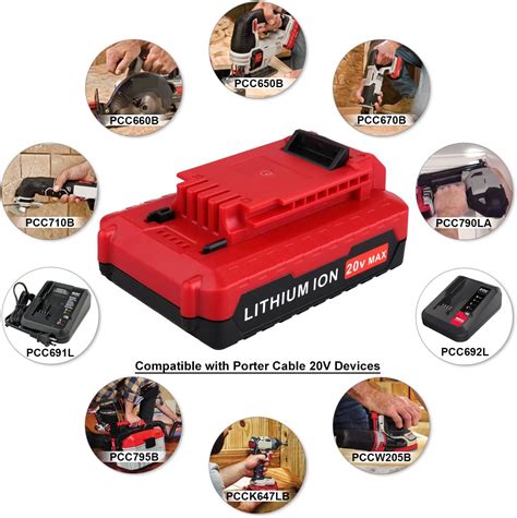20v 30ah Lithium Battery Replacement For Porter Cable Pcc680l And 20v