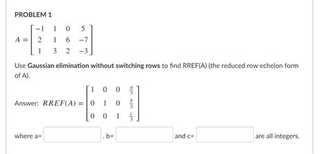 Solved PROBLEM A Use Gaussian Chegg
