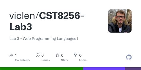 GitHub Viclen CST Lab Lab Web Programming Languages I