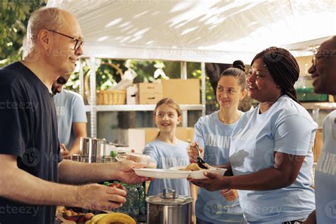 People From Diverse Backgrounds Helping Those In Need By Donating Free