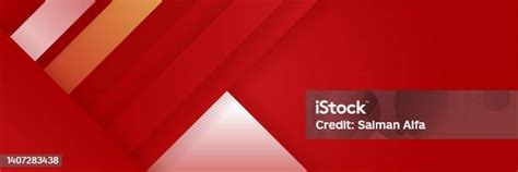 현대 추상적 인 진한 빨간색 배너 배경 플랫 라인 빨간색과 주황색 다채로운 추상 와이드 배너 디자인 배경 0명에 대한 스톡 벡터 아트 및 기타 이미지 Istock