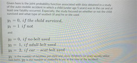 Solved Given Here Is The Joint Probability Function Chegg Com