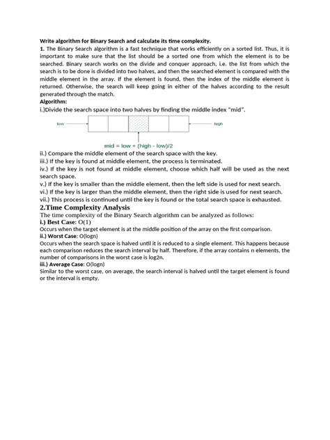 binary search pdf