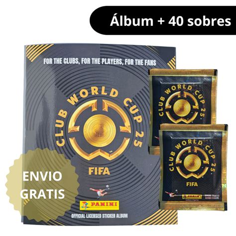 Figuritas Mundial De Clubes Álbum 40 Sobres Panini