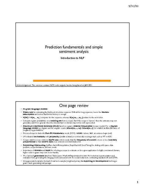 5 Prediction Fundamentals And Sentiment Analysis Prediction Fundamentals And Simple