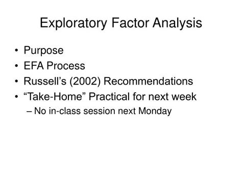 PPT Exploratory Factor Analysis PowerPoint Presentation Free Download ID