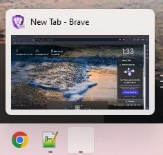 CR Upgrade Brave Icon Is Not Shown On The Taskbar With The Initial Install Of Brave Nightly