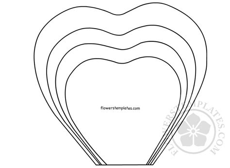 Giant Paper Rose Template