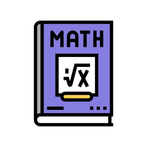 Book Math Science Education Color Icon Vector Illustration 23862165