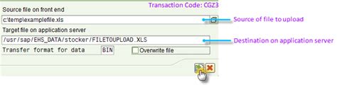 Abap Mania How To Upload Files On The Application Server Al11