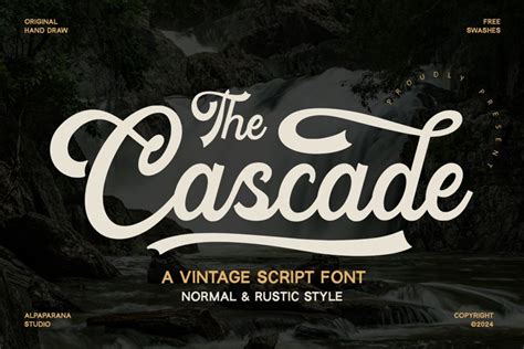 Cascade Vintage Script