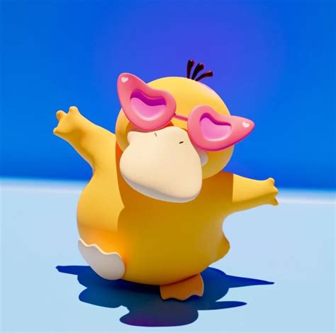 Psyduck Blender Pokemon Pokemon Ilustrações Anime