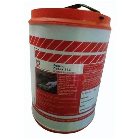 Fosroc Cebex 112 Liquid Mortar Plasticizer At ₹ 1300kg Mortar