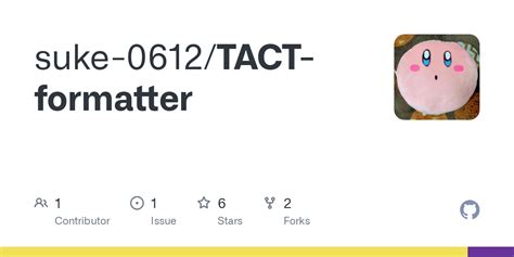 Github Suke 0612tact Formatter