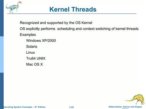 Process Threads Operating System PPT Operating Systems Computer Software And Applications
