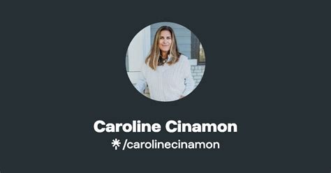 Caroline Cinamon Instagram Facebook Tiktok Linktree
