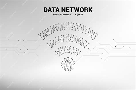 premium vector vector dot connect line circuit board style mobile