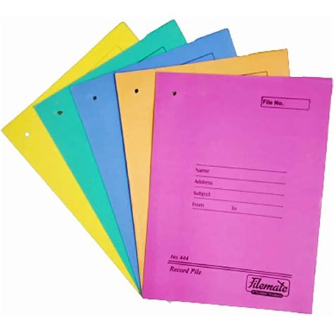 Paperboard Files At Best Price In Sivakasi Tamil Nadu Sri Vishwanath Print And Pack