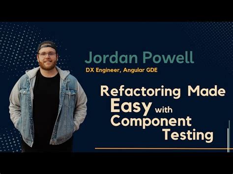 Free Video Refactoring Made Easy With Component Testing From Ng Conf Class Central