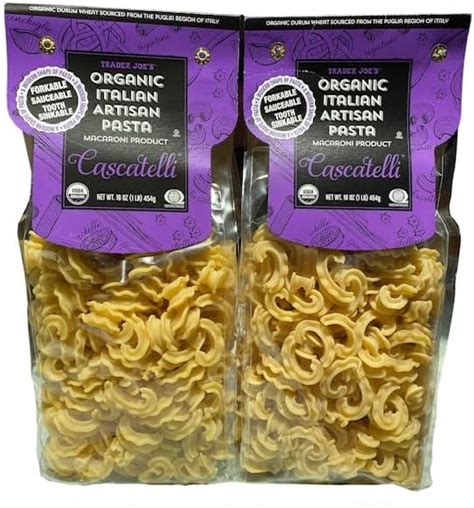 Trader Joes Organic Italian Artisan Pasta Cascatelli