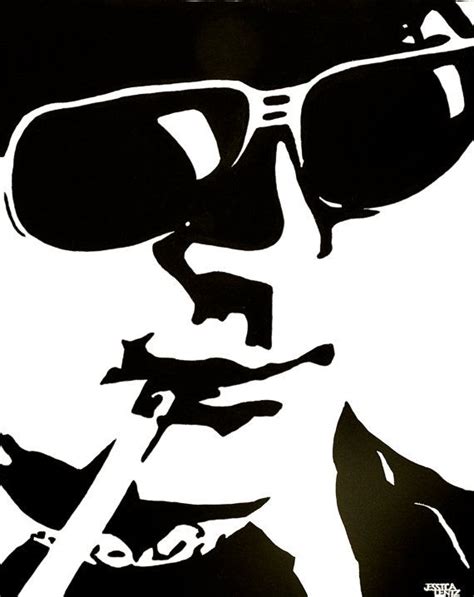 Hunter S Thompson By Acclaimed Artist Jessica Lentz Hunter S