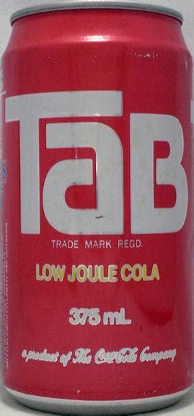 Tab Cola Diet 375ml Australia 1987
