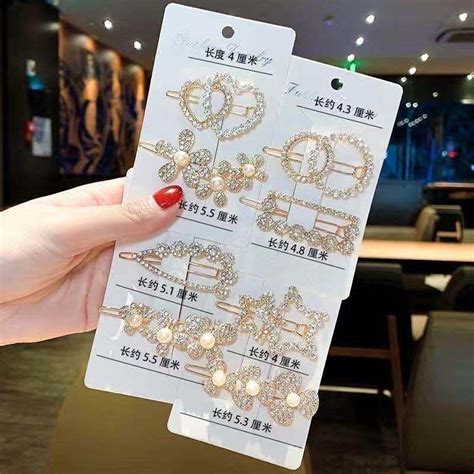 新款ins风创意网红镶钻发夹少女刘海发卡韩国后脑勺装饰发饰头饰 阿里巴巴