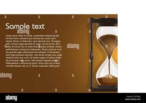 Illustration Of Hourglass Background Stock Vector Image And Art Alamy