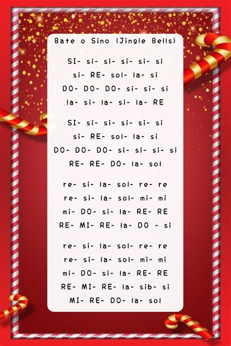 Bate O Sino Jingle Bells Cifra Para Flauta Doce Bate O Sino