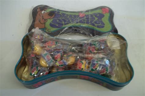 New 2001 Cartoon Network Scooby Doo Candy Tin Scooby Snacks
