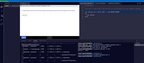 Deleted Relational Database Projects Backend Development The