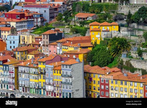 Cityscape Buildings Architecture In The Waterfront District Porto