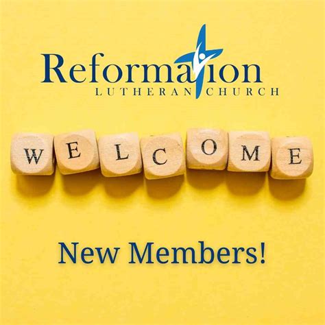 Welcome New Members To Our Church