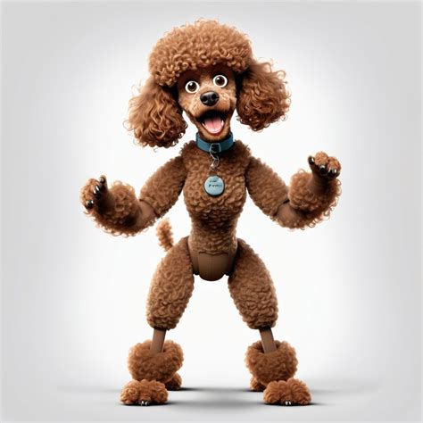 Angry Brown Female Tall Poodle Stable Diffusion Online