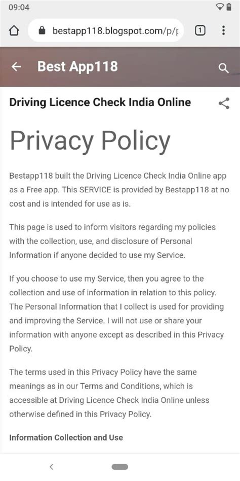 Driving Licence Check India For Android Download
