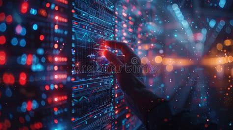 A Cybersecurity Expert Expertly Manages Server Data Through The Use Of