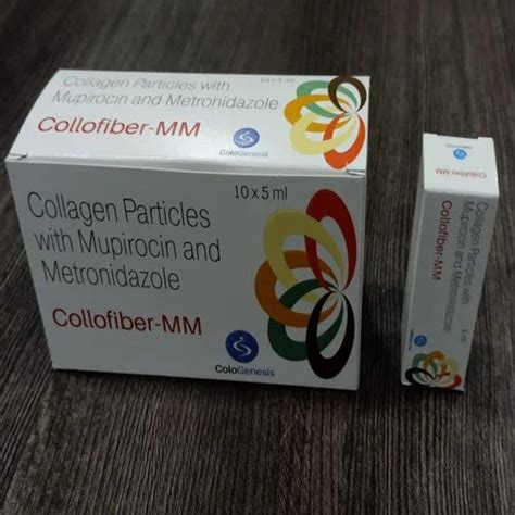 Collagen Particles Collagen Particles With Mupirocin And