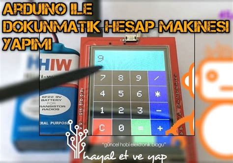 Arduino Dokunmatik Lcd Hesap Makinesi Yapımı Robocombo